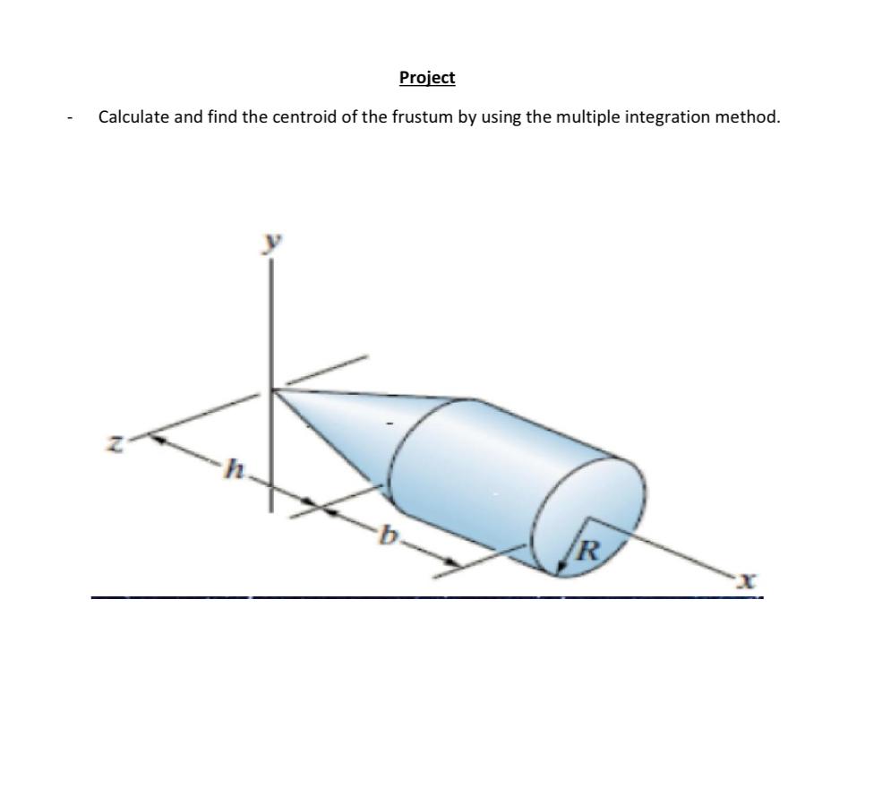Solved Project- ﻿Calculate and find the centroid of the | Chegg.com