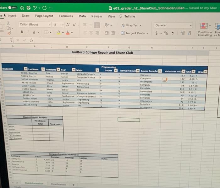 Solved 6 9 In cells B22:B24, using named ranges, create | Chegg.com