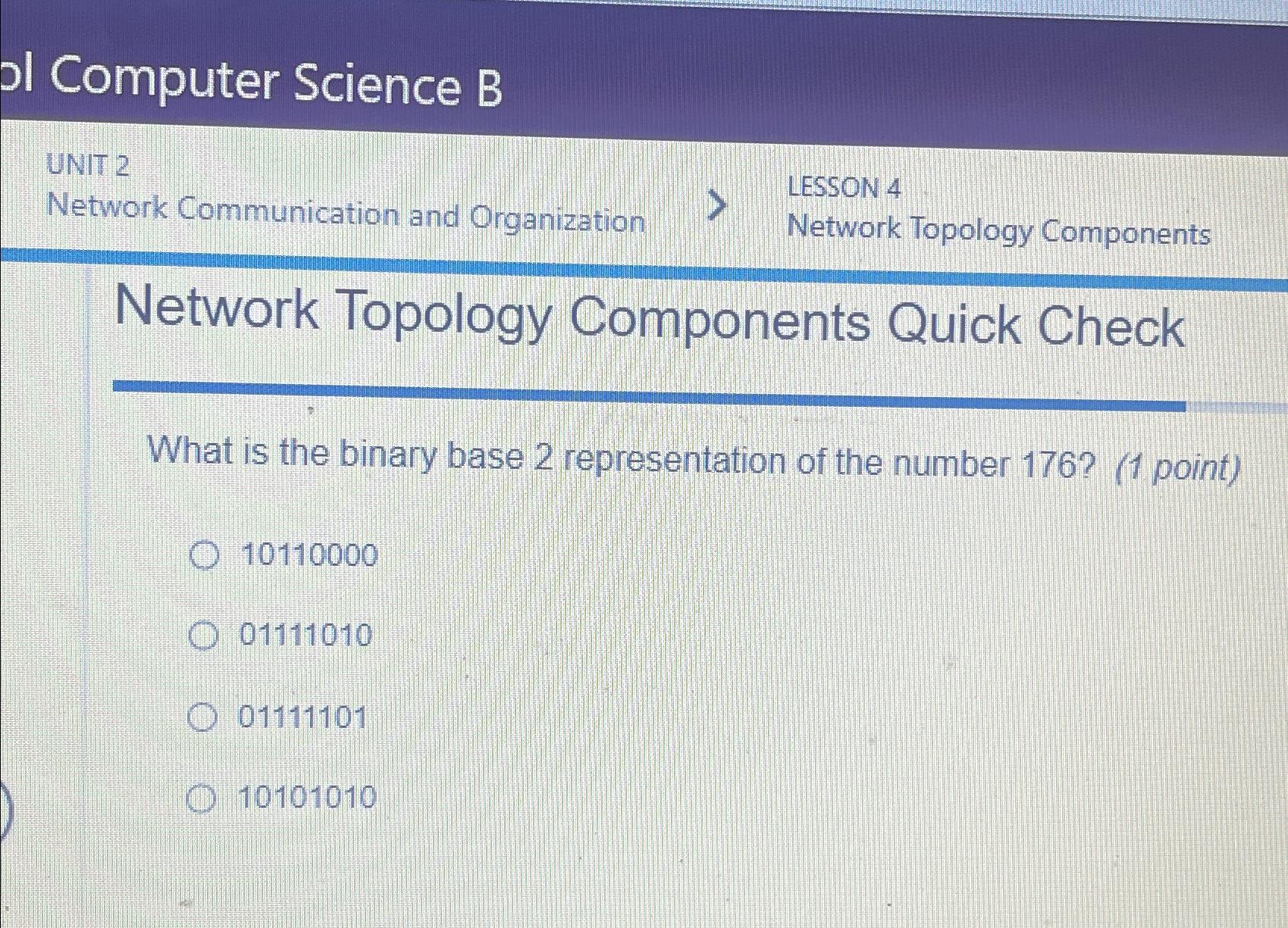 Solved I Computer Science BUNIT 2Network Communication and | Chegg.com