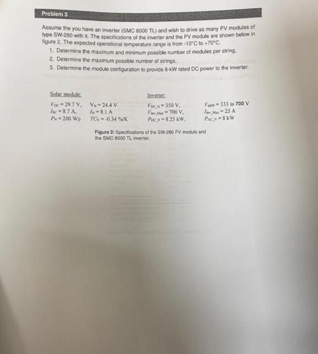 Solved A given PV module (composed of 36 cells in series) is | Chegg.com