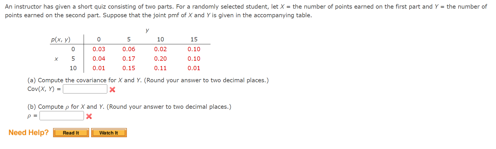 Solved An instructor has given a short quiz consisting of | Chegg.com