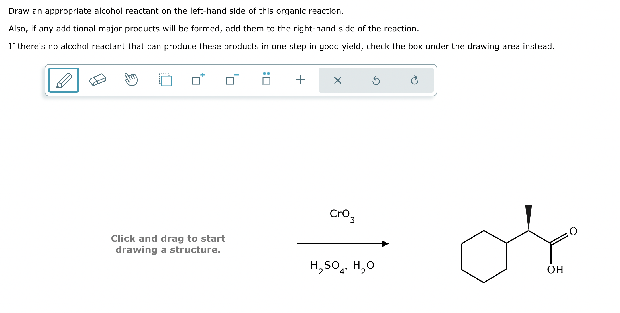 Solved Draw an appropriate alcohol reactant on the left-hand | Chegg.com