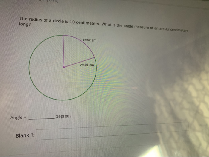 Solved The radius of a circle is 6 feet. What is the length | Chegg.com
