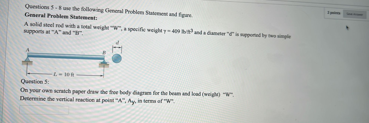 Solved Questions 5 - 8 ﻿use the following General Problem | Chegg.com