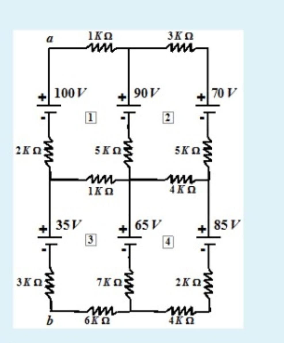 Solved In the following mesh circuit, you are asked to | Chegg.com