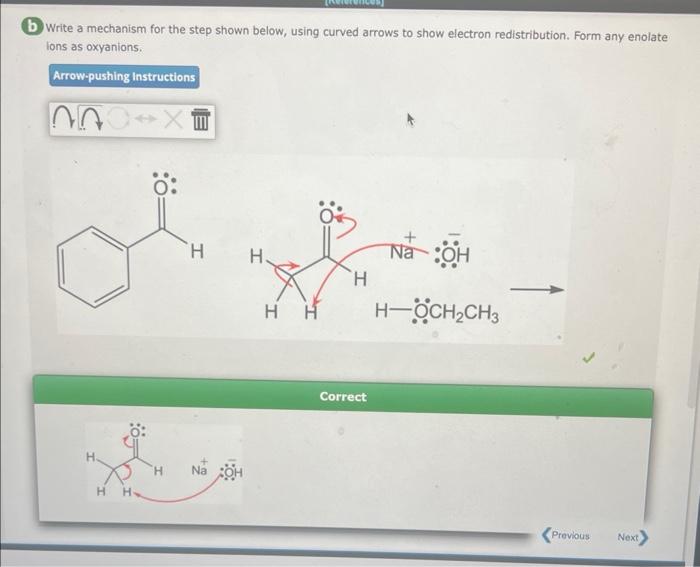 Solved Write a mechanism for the step shown below, using | Chegg.com