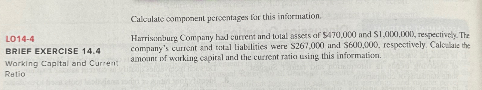 Solved Calculate component percentages for this | Chegg.com