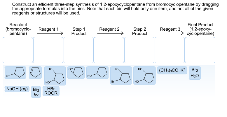 Solved Construct an efficient three-step synthesis of | Chegg.com