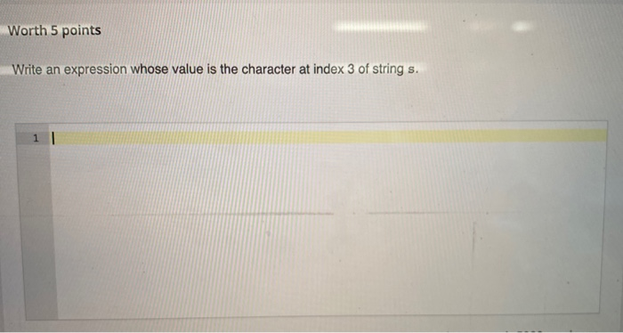 Solved Worth 5 Points Write An Expression Whose Value Is The 6336