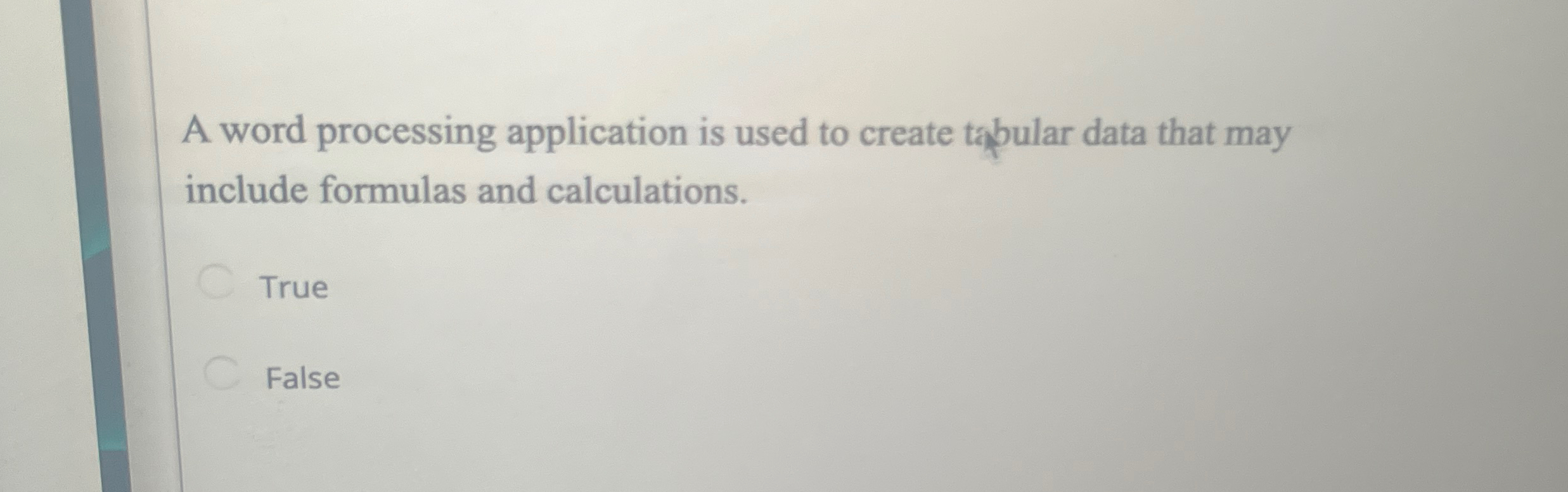 Solved A word processing application is used to create | Chegg.com