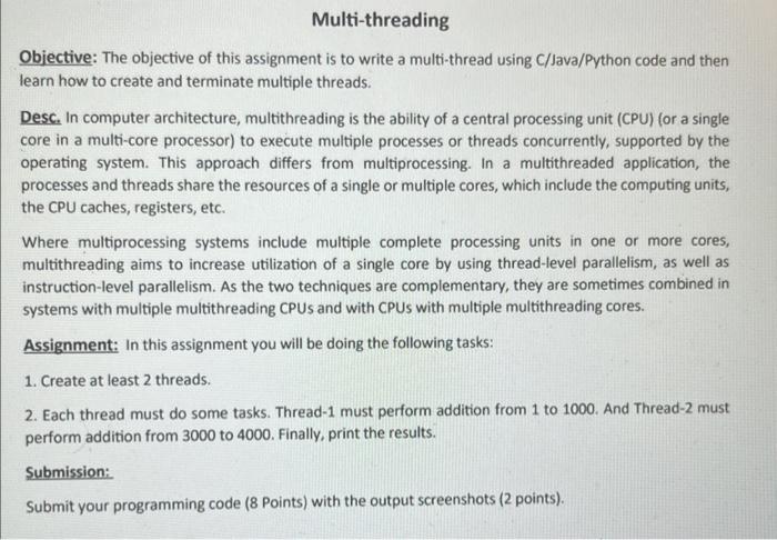 Solved Objective: The objective of this assignment is to | Chegg.com