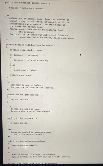 Solved In this lab, you will be creating new classes that | Chegg.com