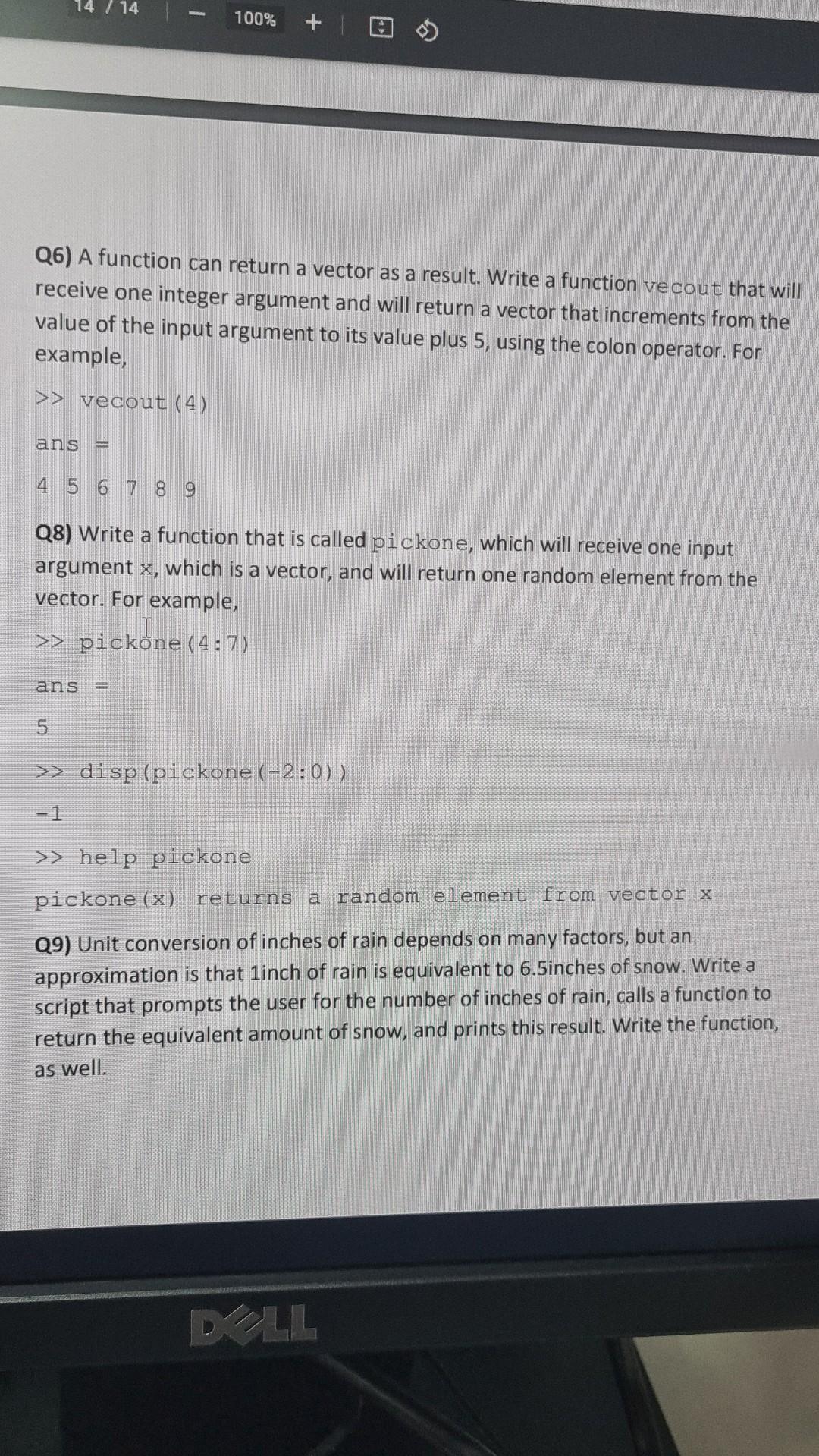 Solved 13 / 14 100% Exercises Q1) Write a function that | Chegg.com