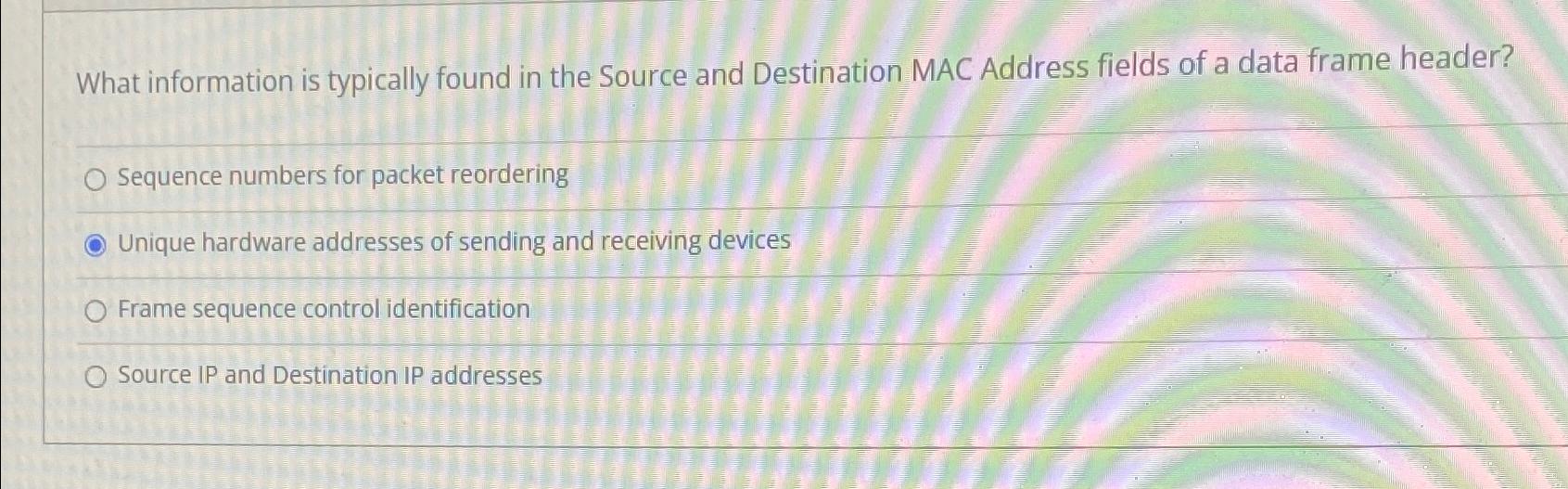 Solved What information is typically found in the Source and | Chegg.com
