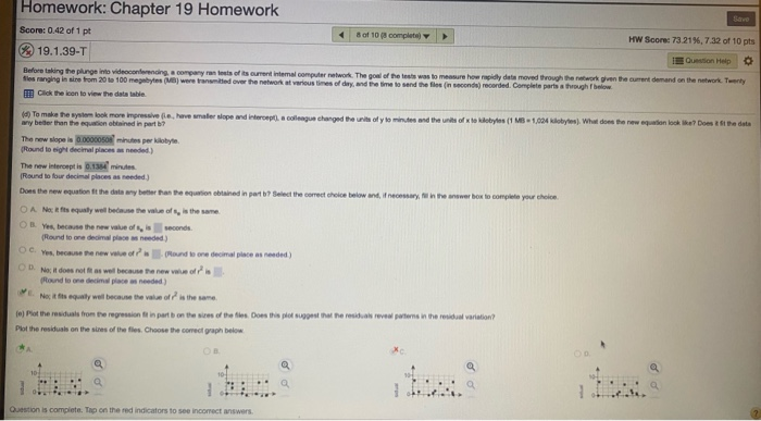 Solved Homework: Chapter 19 Homework Save core: 0.42 of 1 pt | Chegg.com