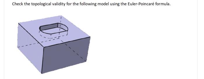 Solved Check the topological validity for the following | Chegg.com