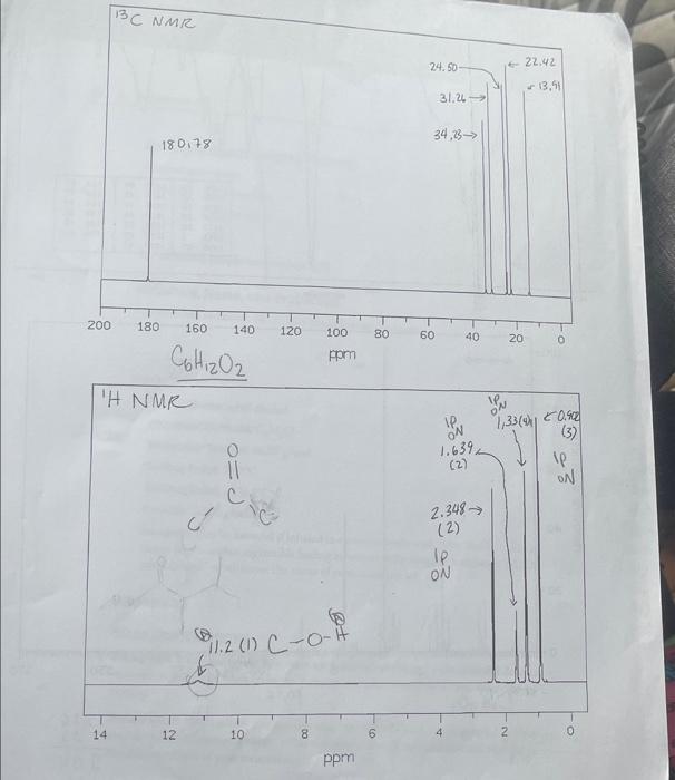 Solved how to determine the unknown structure | Chegg.com