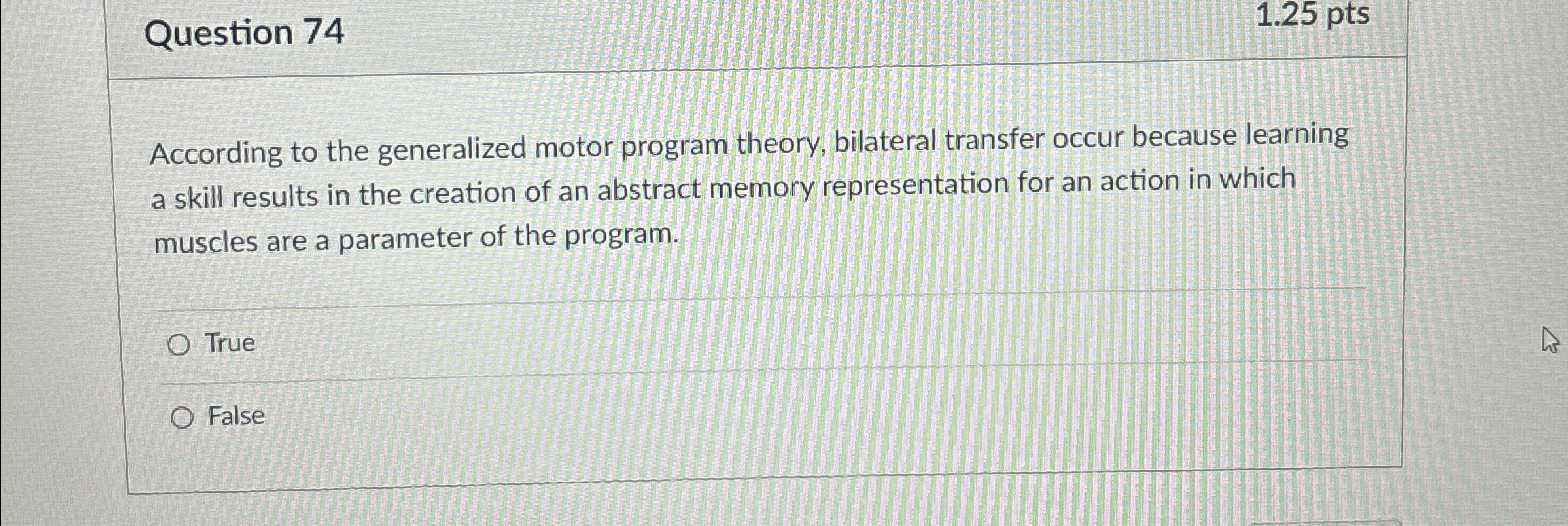 Solved Question 741.25ptsAccording to the generalized motor | Chegg.com