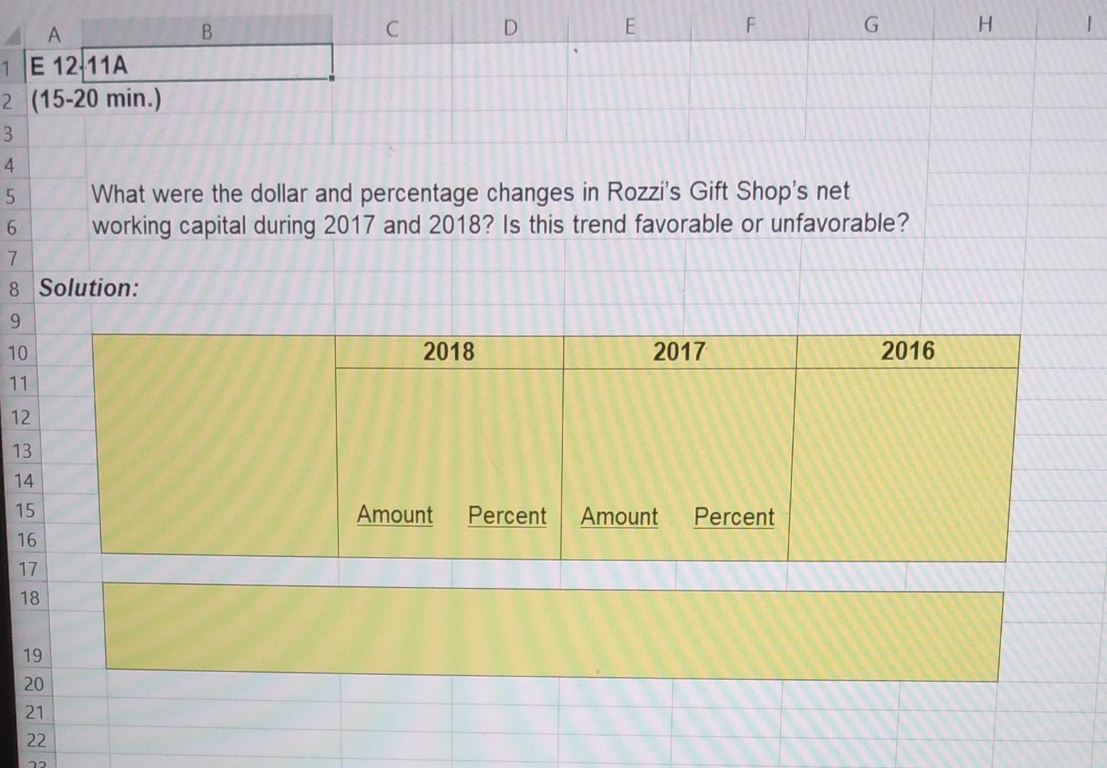 Solved E12-11A. Horizontal analysis (Learning Objective 2) | Chegg.com