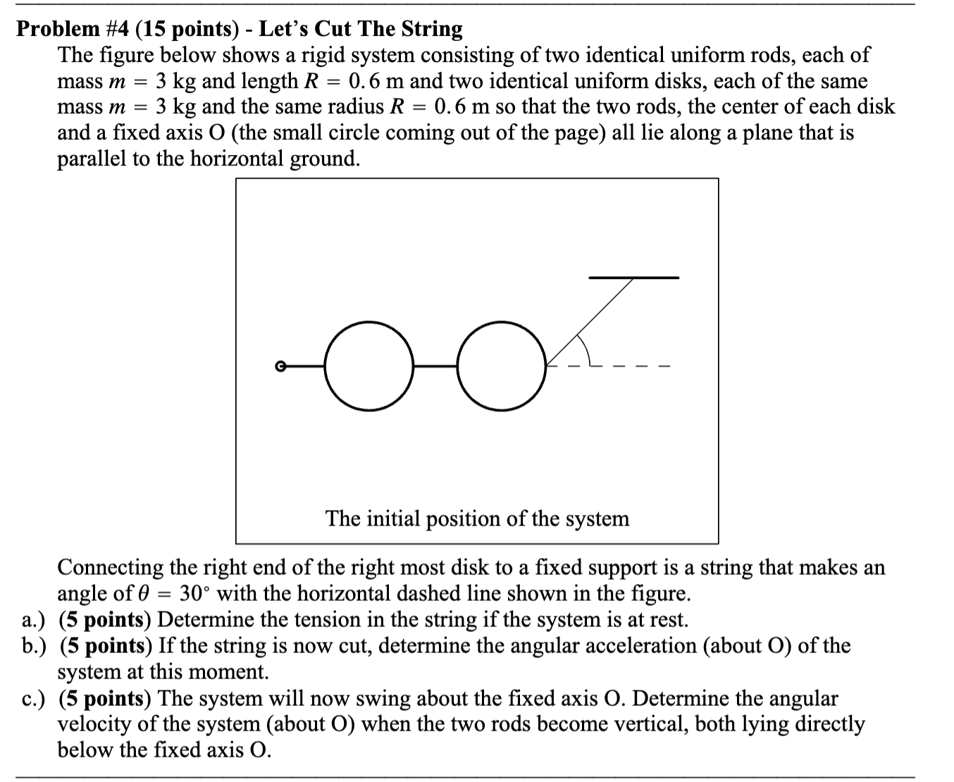 Solved Problem #4 (15 ﻿points) - ﻿Let's Cut The StringThe | Chegg.com