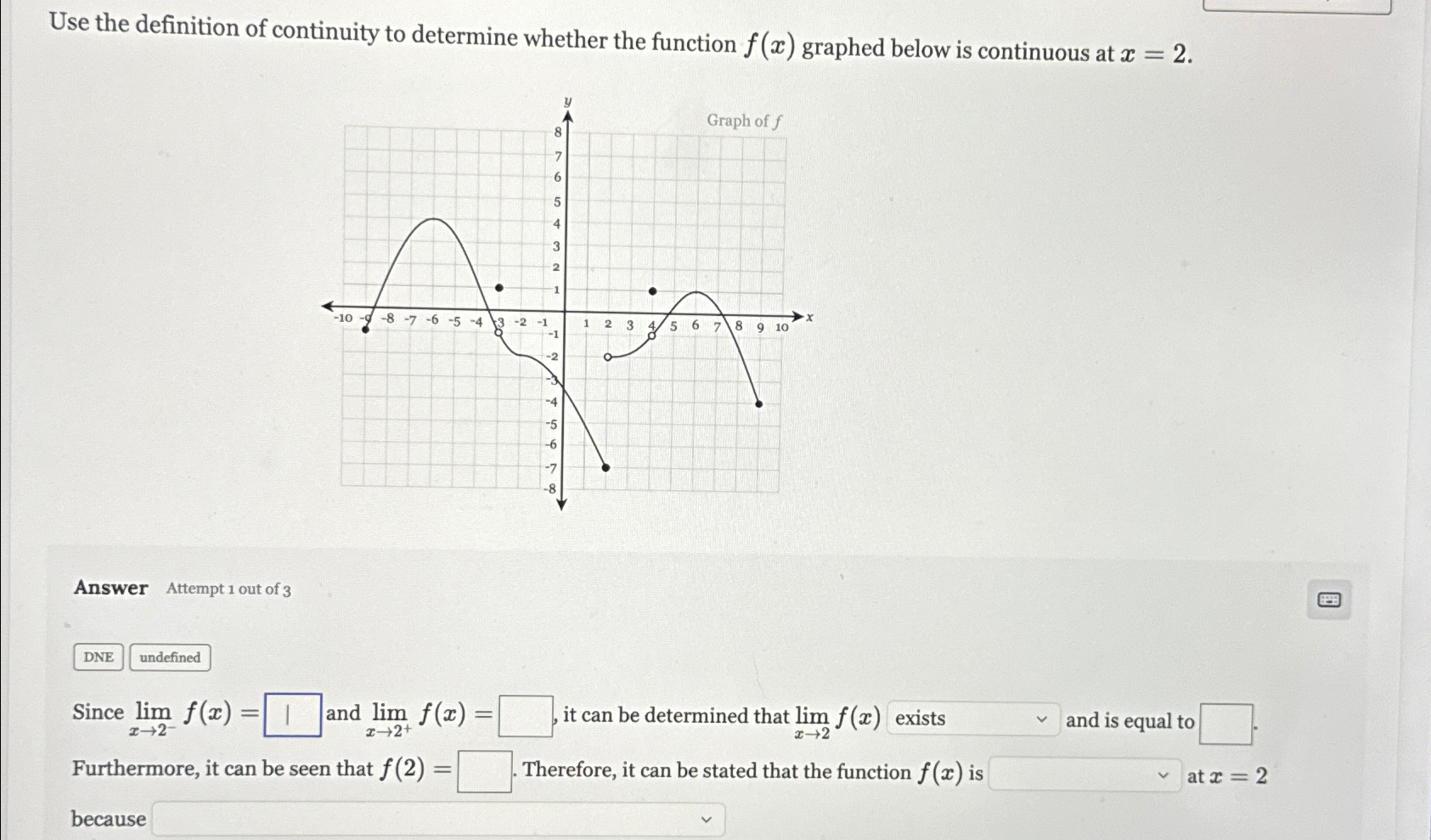 Solved Use the definition of continuity to determine whether | Chegg.com