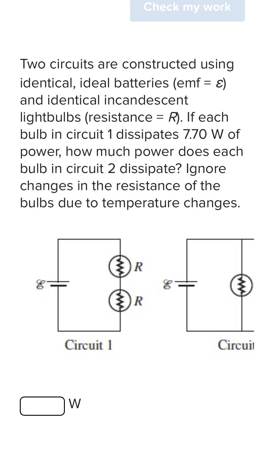 Solved Two circuits are constructed using identical, ideal | Chegg.com