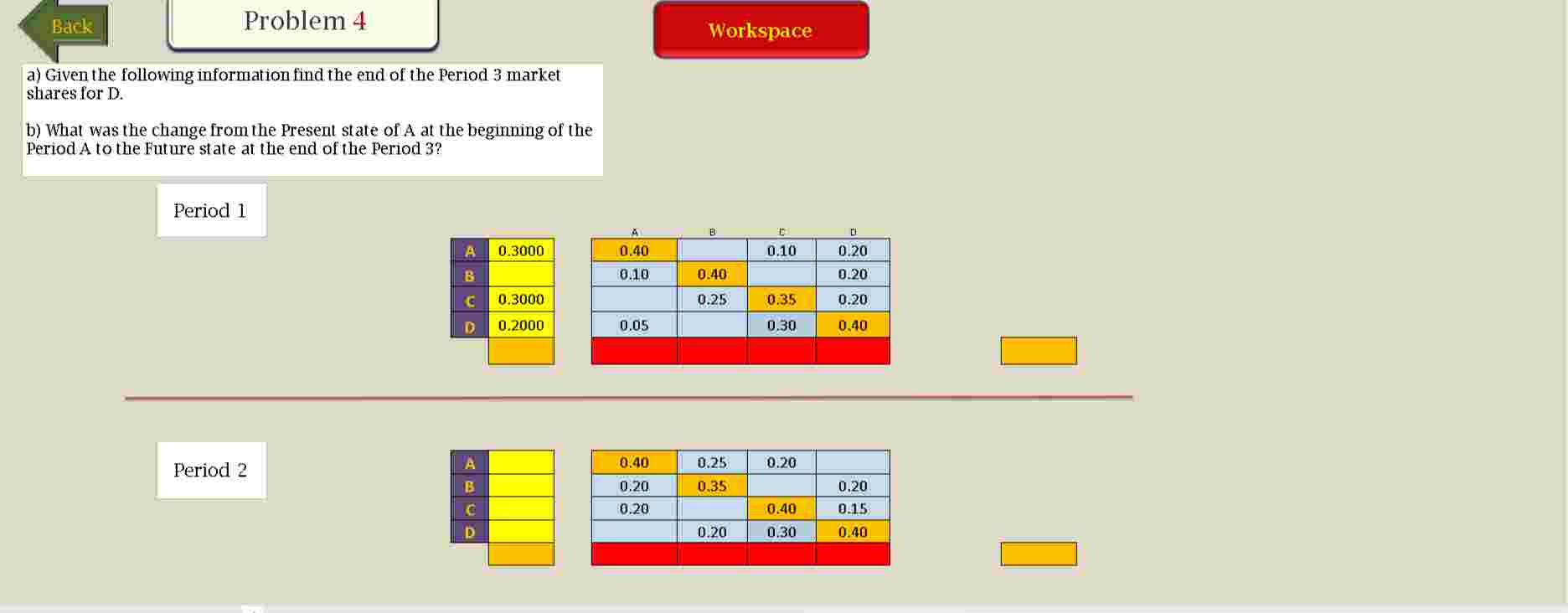 Solved Problem 4a) ﻿Given the following information find the | Chegg.com