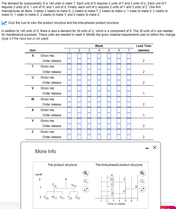 Solved requires 2 ﻿units of V,1 ﻿unit of W, ﻿and 1 ﻿unit of | Chegg.com