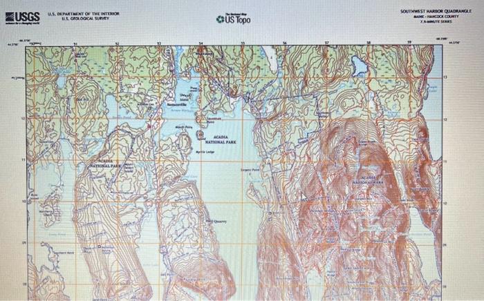 Solved 3. What are the latitude coordinates along the | Chegg.com