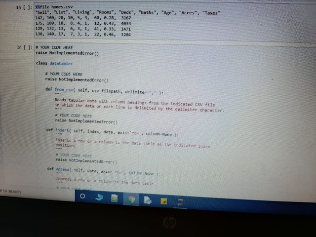 In this question, you will implement a class called | Chegg.com