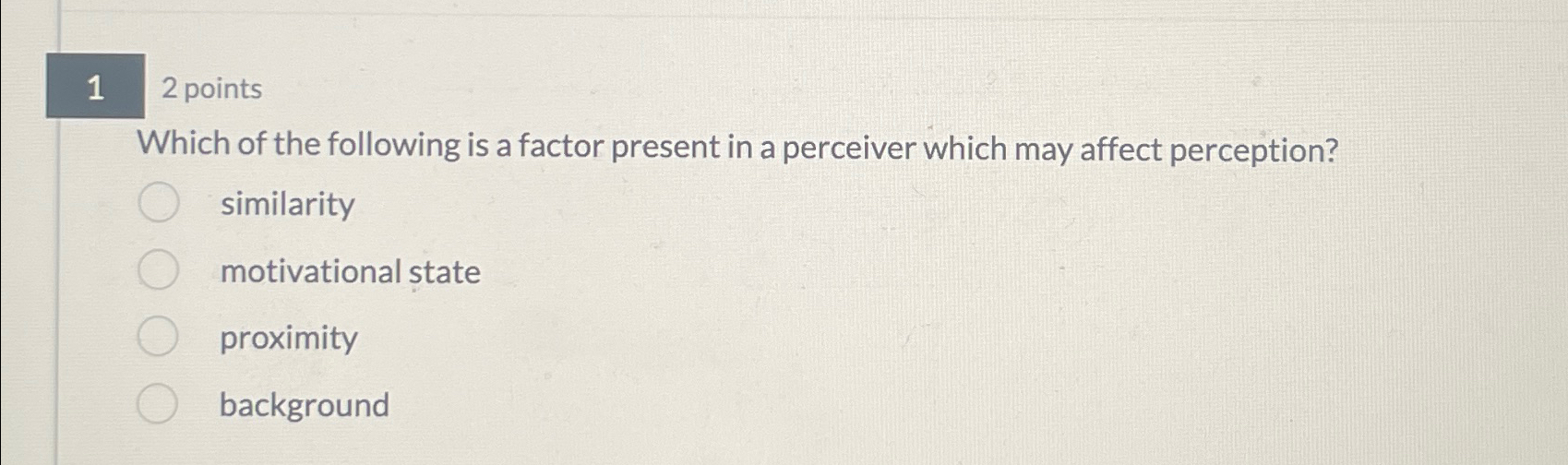 Solved 12 ﻿pointsWhich of the following is a factor present | Chegg.com