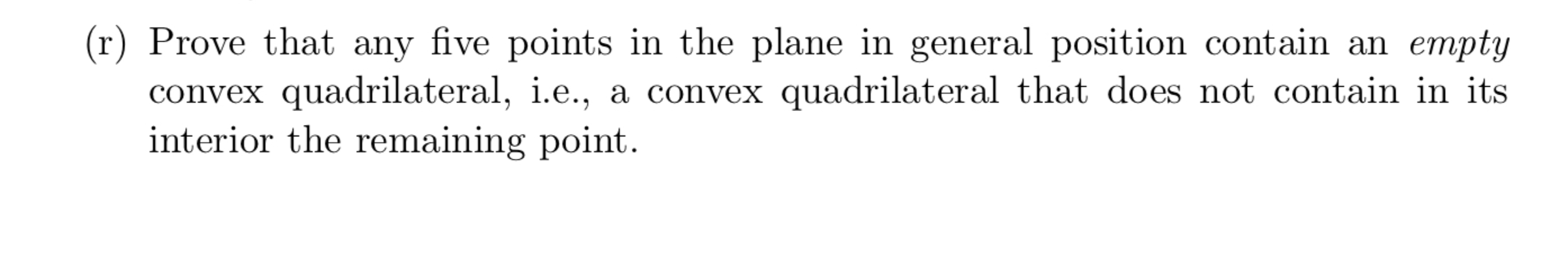 Solved this is a Ramsey Theory course (r) ﻿Prove that any | Chegg.com