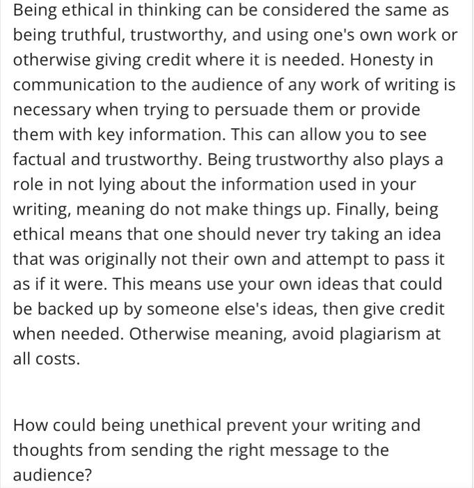 Solved QUESTION 1:Read carefuly and In few words (75 or | Chegg.com