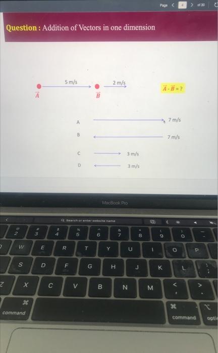 Solved Question : Addition of Vectors in one | Chegg.com