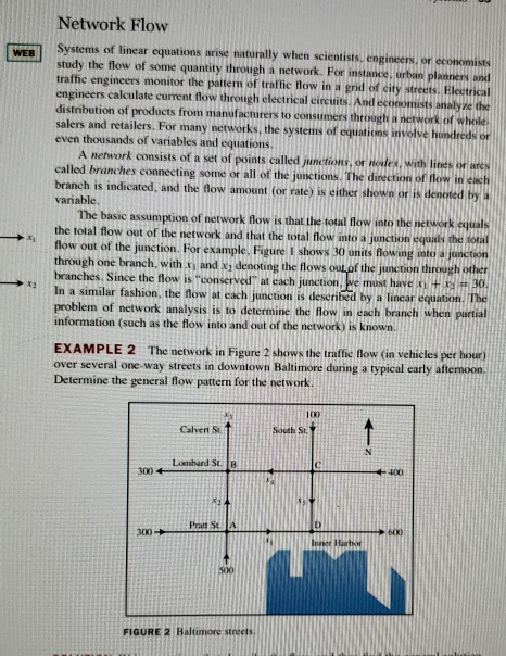 Solved Option A: Network Flow (1) Read the subsection of | Chegg.com