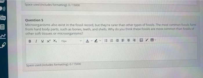 In this unit activity, you will andlyze fossils and | Chegg.com