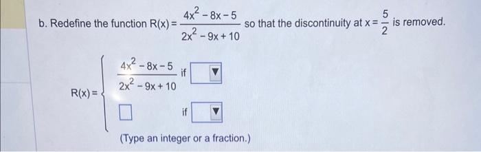 Solved The graph of the rational function R(x)=x2−92x2−7x+3 | Chegg.com
