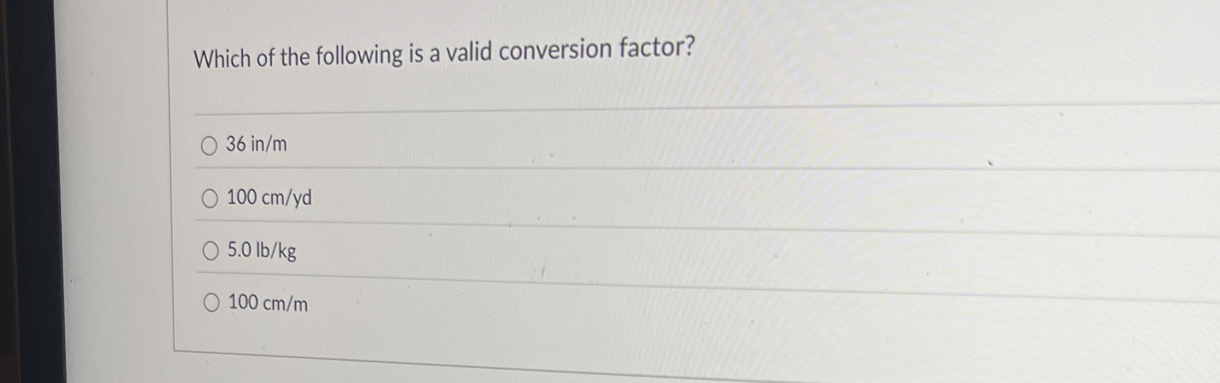 Solved Which of the following is a valid conversion | Chegg.com
