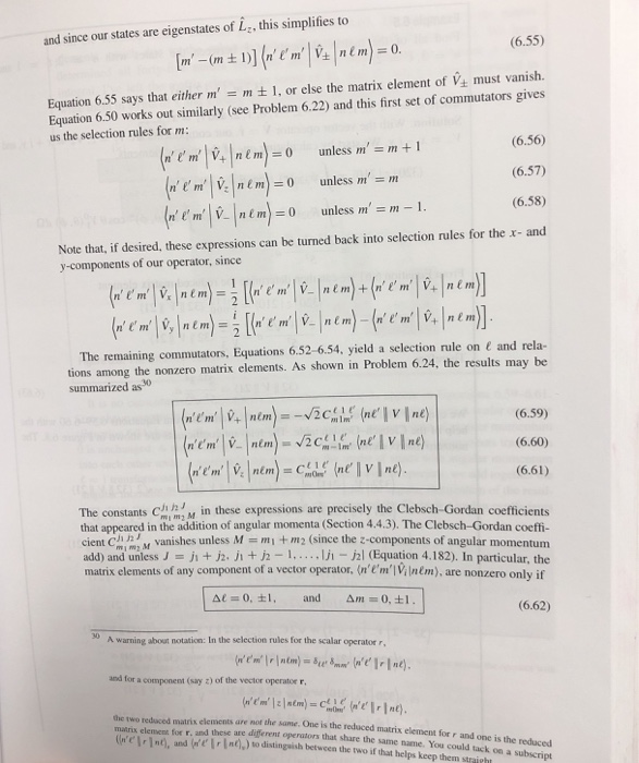 Solved Problem 6.22 (a) Show that the commutation relations, | Chegg.com