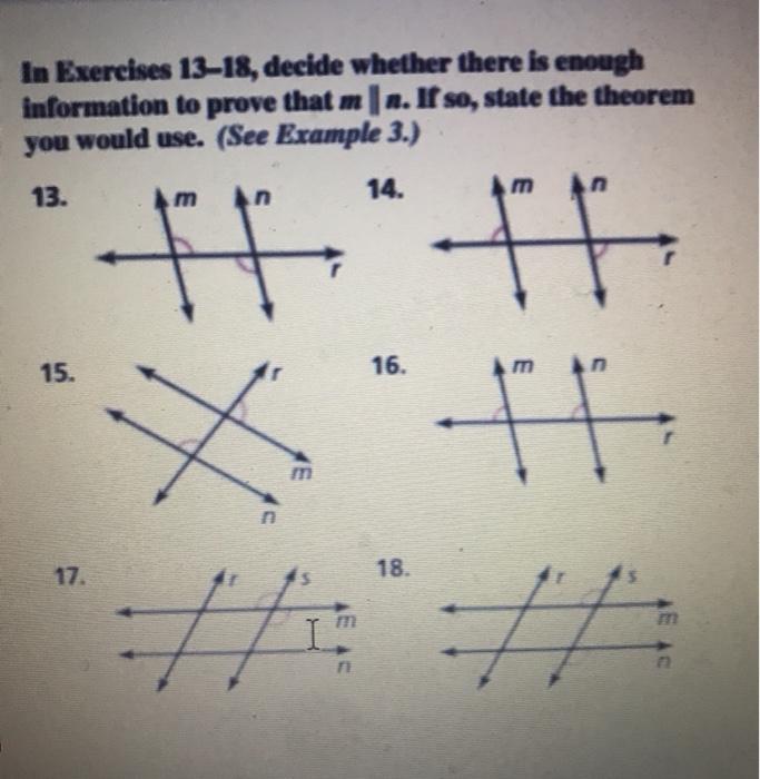 Solved In Exercises 13-18, decide whether there is enough | Chegg.com