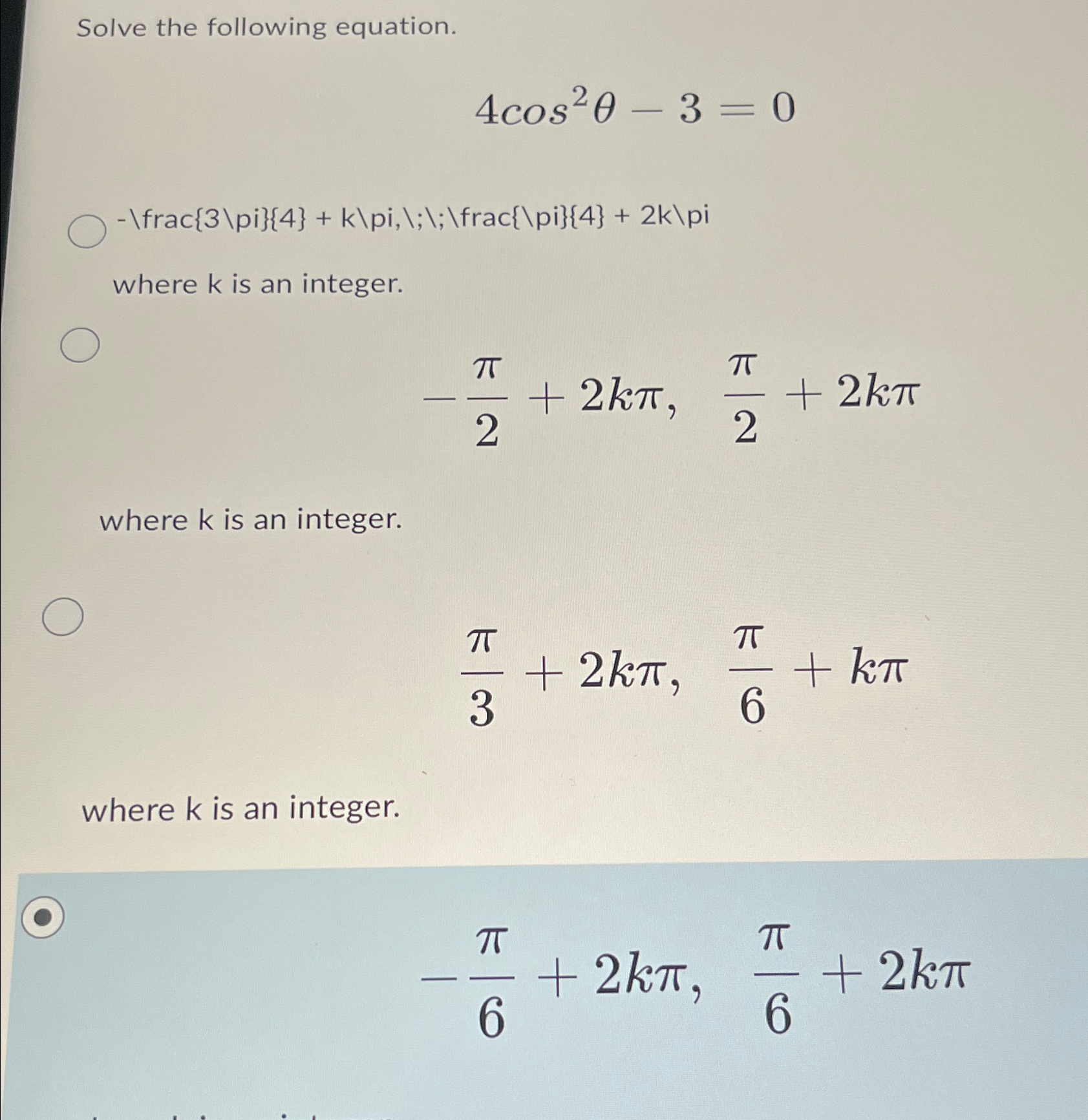 Solve the following | Chegg.com