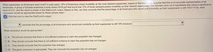Solved Statcrunch output ? ei re One sample proportion | Chegg.com