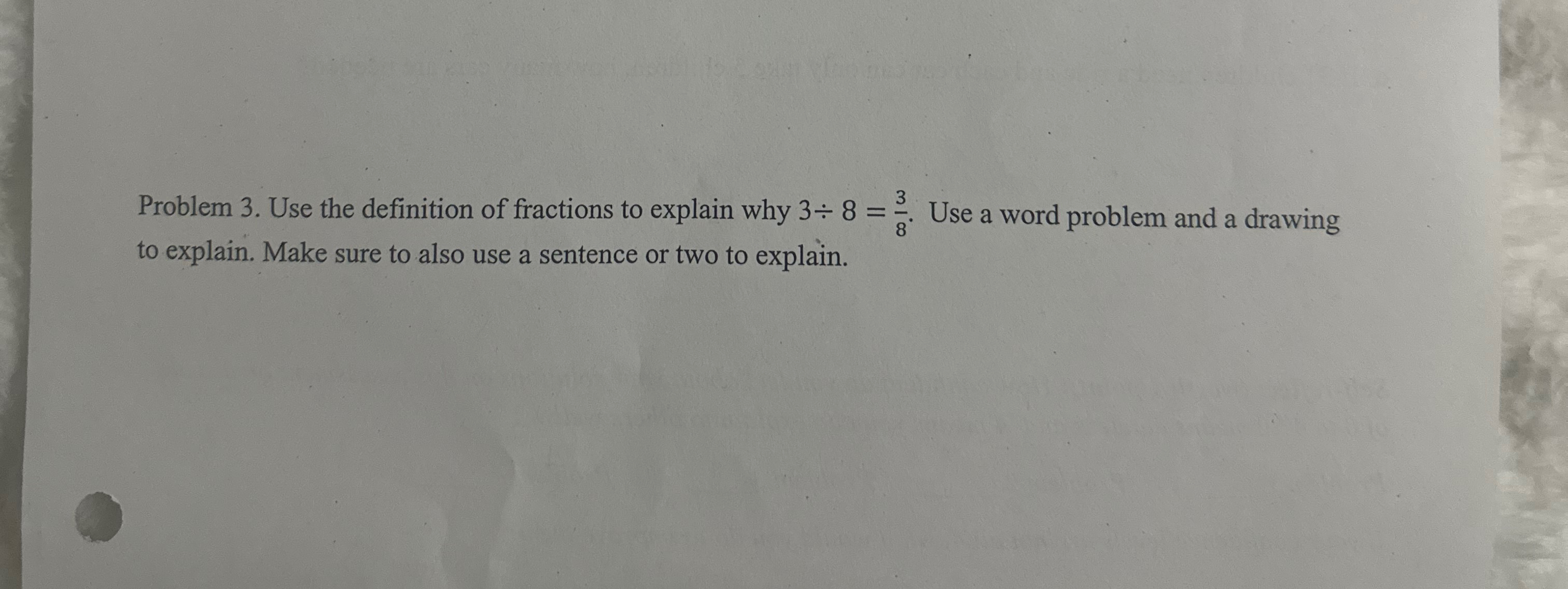 Solved Problem 3. ﻿Use the definition of fractions to | Chegg.com