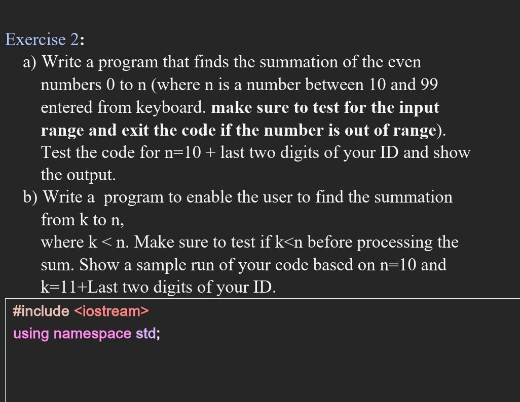Solved Exercise 2 A Write A Program That Finds The 