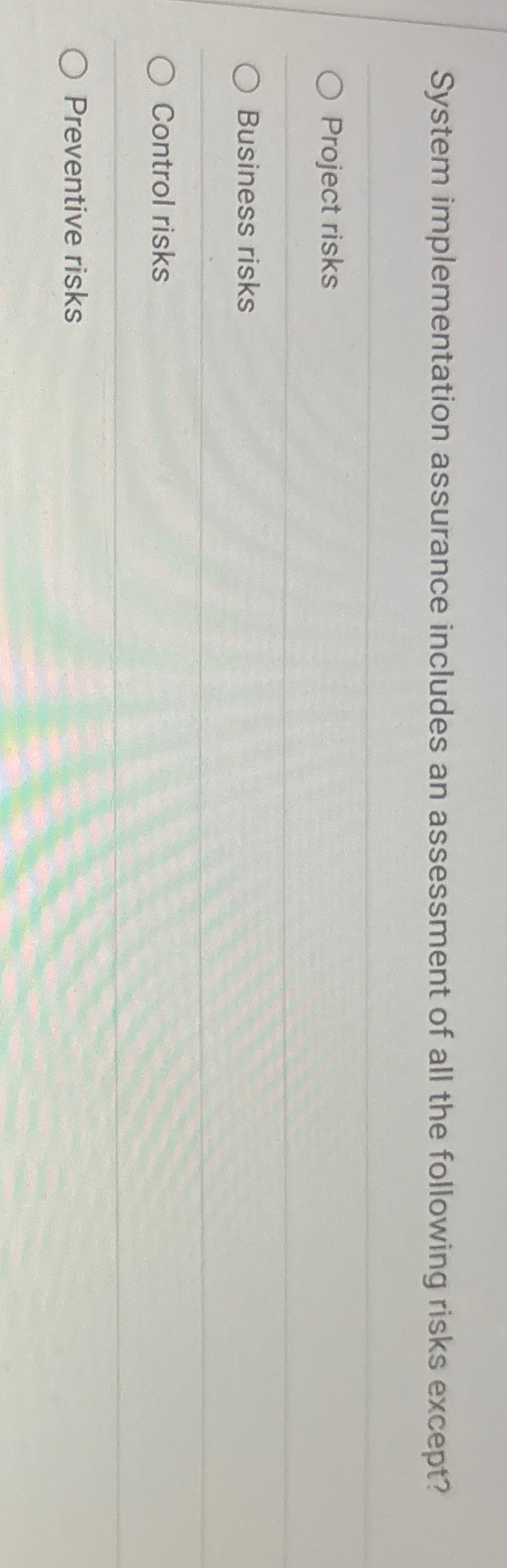 Solved System implementation assurance includes an | Chegg.com