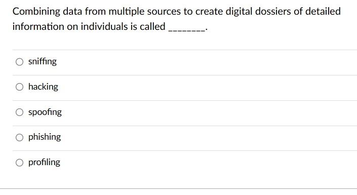 Solved Combining data from multiple sources to create | Chegg.com