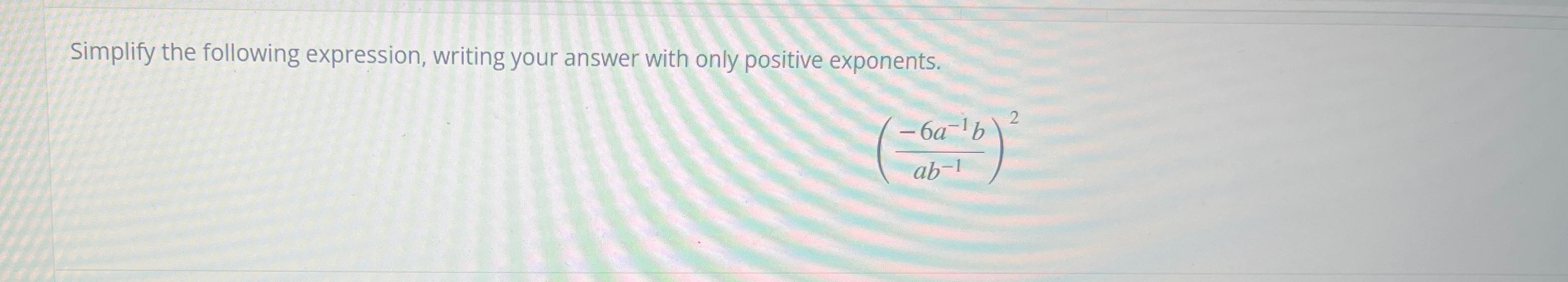 Solved Simplify the following expression, writing your | Chegg.com