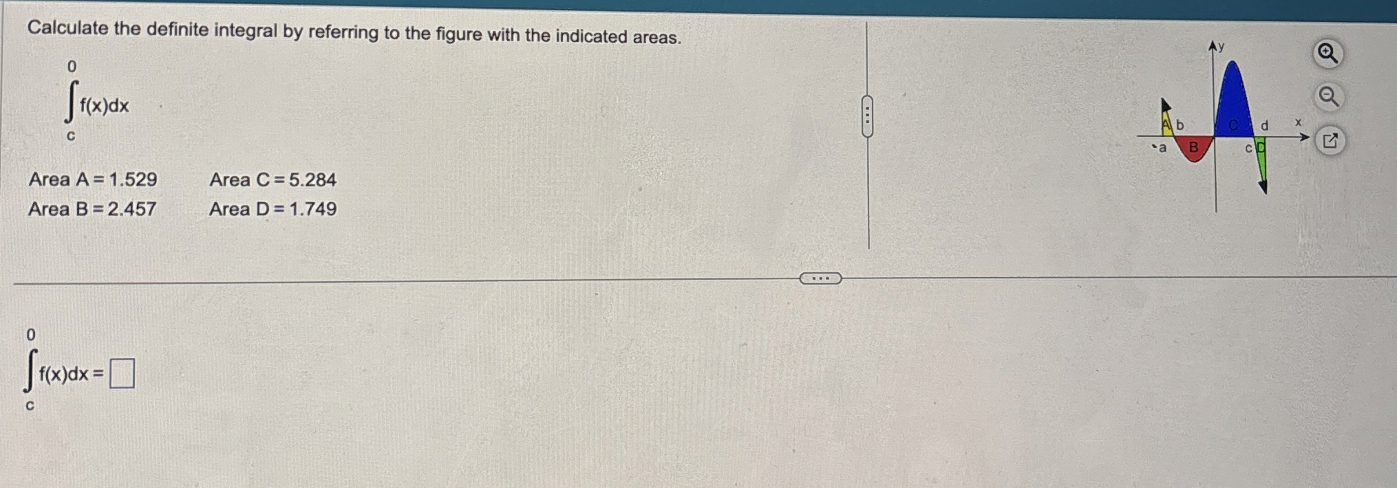 Solved by an EXPERT Calculate the definite integral by referring to the | Chegg.com