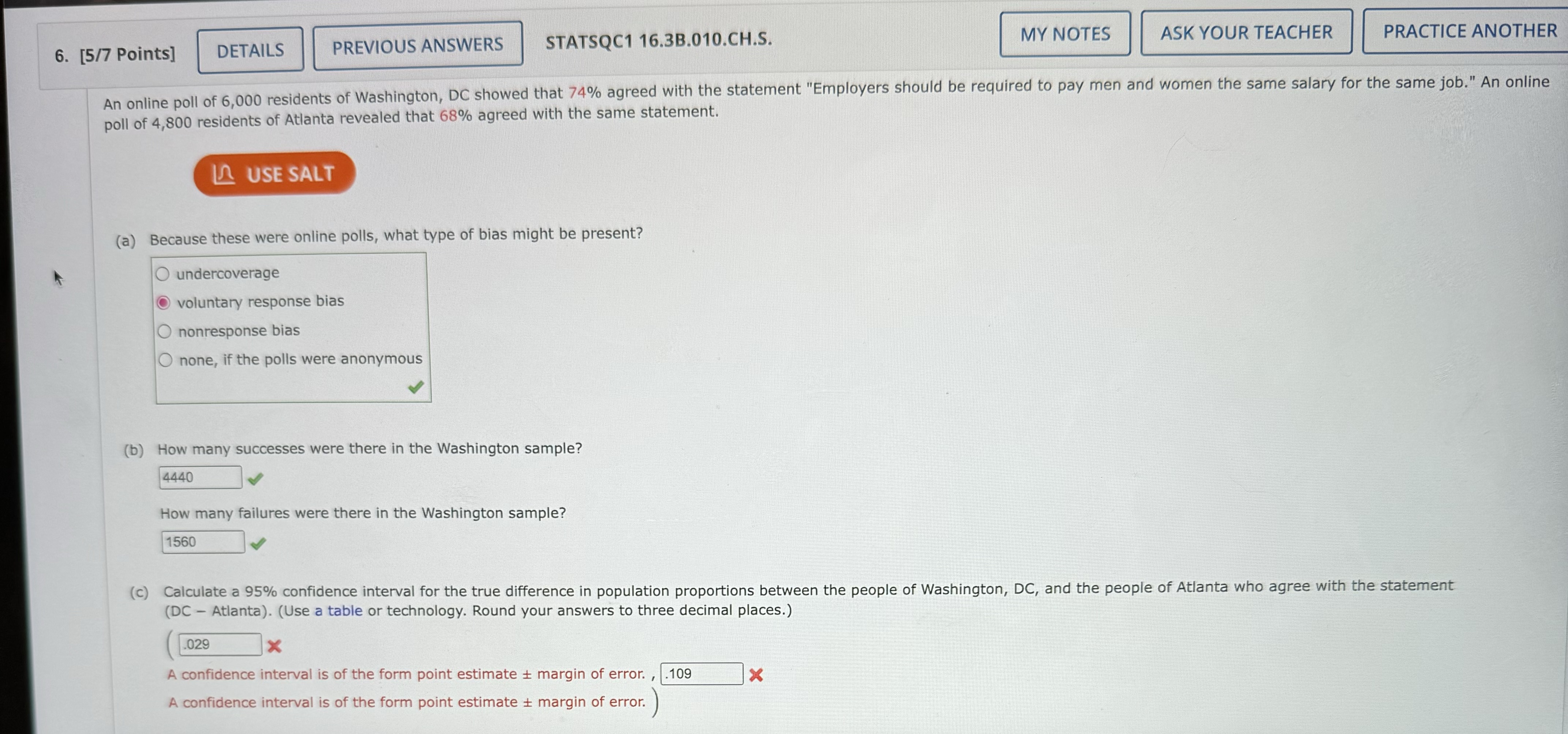 Solved Please answer part C. ﻿Thank you | Chegg.com