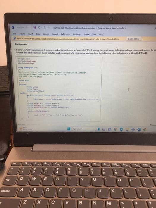 Solved C++ answer explanation question 2:In the word search | Chegg.com
